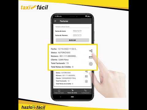 EMITIR NOTA DE CREDITO | TaxiFácil
