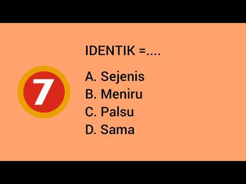 Sinonim kata Identik...