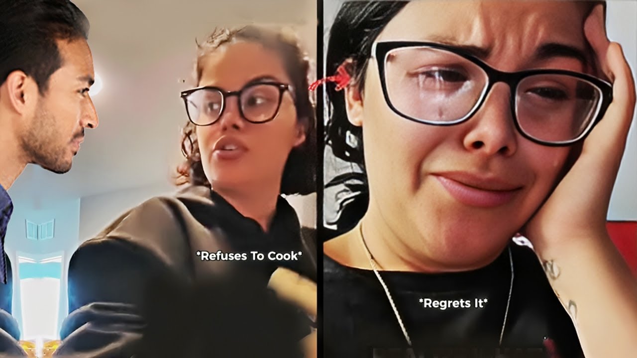 Wife REFUSES To Cook For Husband, Then Regrets It When He Kicks Her Out The House...