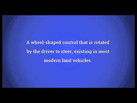 Steering wheel Meaning