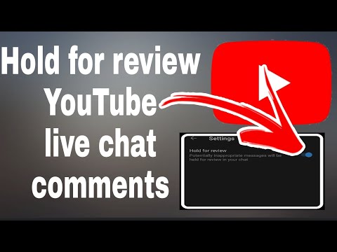 How to hold inappropriate messages for review in YouTube live chat | Tagalog tutorial