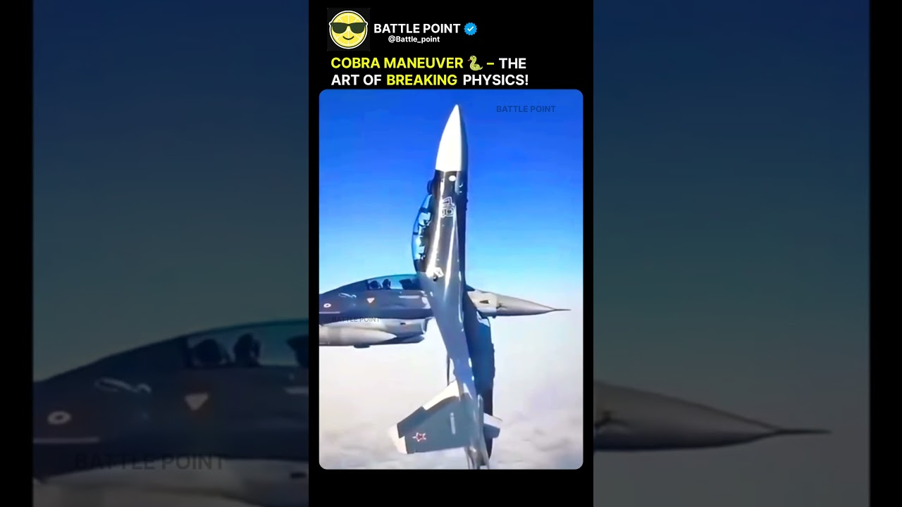 Crazy Russian Pilot 🐍 Performs COBRA MANEUVER – Su-30 Fighter Jet Breaks Physics