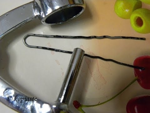 How to Pit Cherries without a cherry pitter