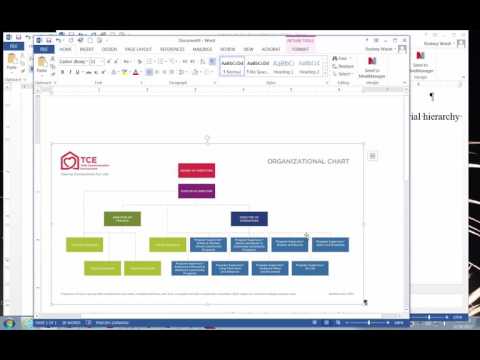 FAM1262 Research Video 3 adding or making an organizational flow chart