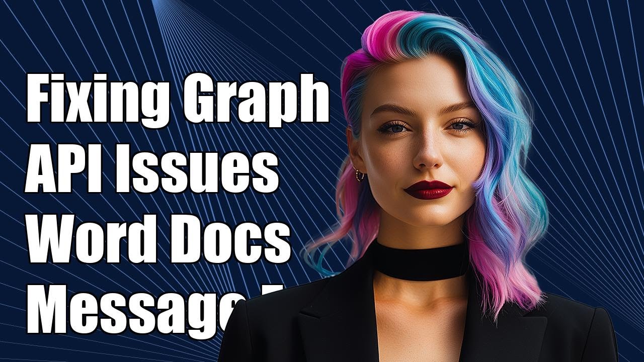 Fixing Microsoft Graph API: Word Docs Displaying as Message Entities Issue