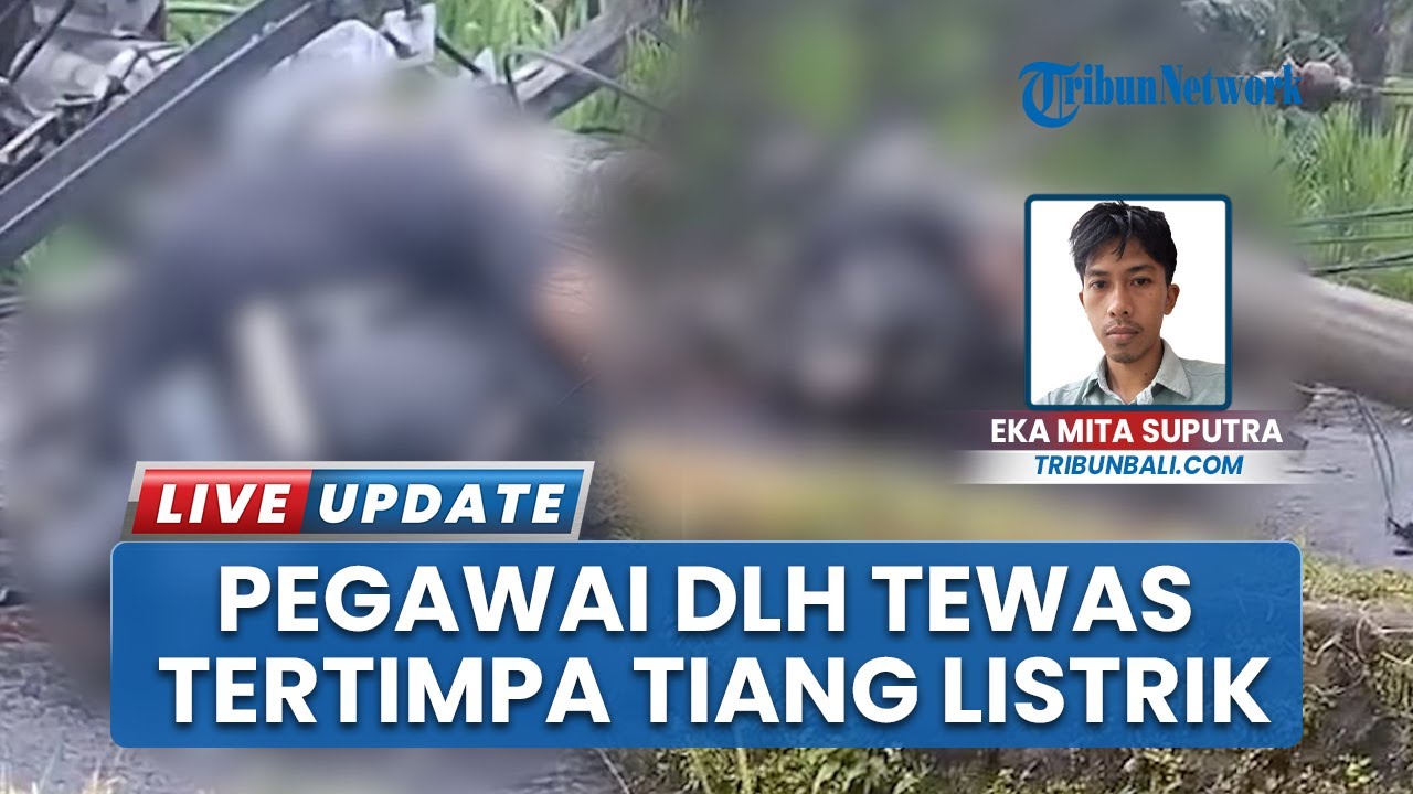 Staf DLH Karangasem Bali Tewas Tertimpa Tiang Listrik saat Melintas Pakai Sepeda Motor - Tribun ...