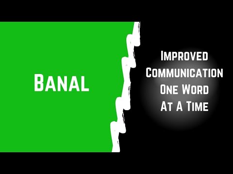 Word of the day #109: Banal