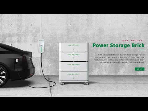 GSL Energy Powerbrick 48V 100Ah 5Kwh 10Kwh Lifepo4 Lithium Battery Hybrid Home Solar Storage Systems