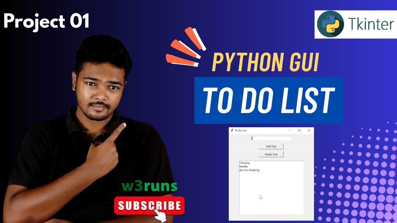 Build a To-Do List App with Python Tkinter | Step-by-Step Tutorial