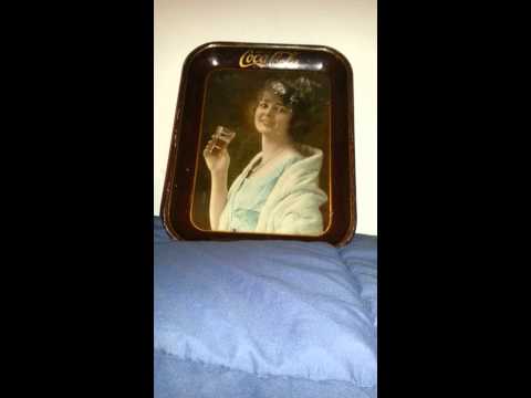 My Antique Coca Cola Tray Collection