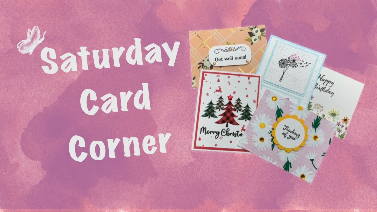 Saturday Card Corner | Transparent / PET  Stickers | Viewer Request