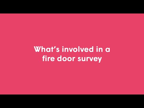 What's involved in a fire door survey