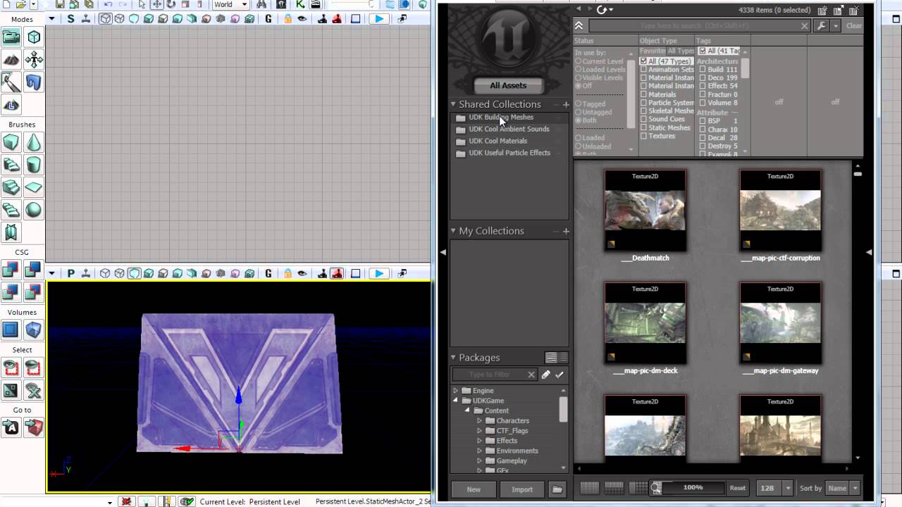 UDK Tutorial 17: Static Meshes