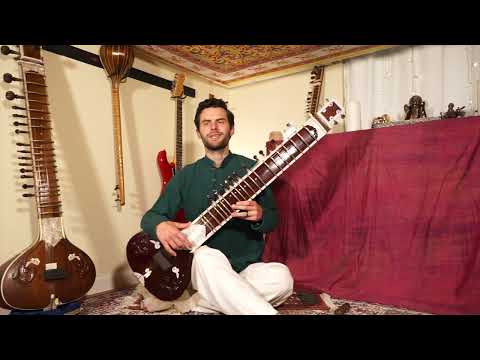 Travel Sitar with Pickup and hard case. Made in Varanasi. | Reverb UK
