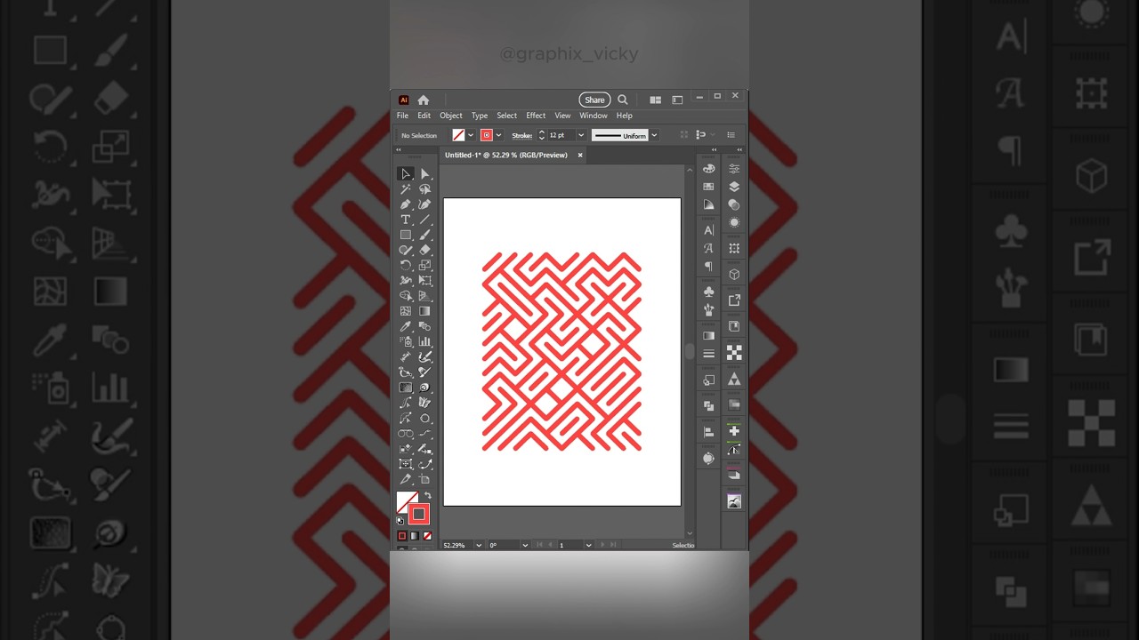 How to make seamless pattern in Adobe illustrator #adobesoftware #art #adobeillustrators #drawing