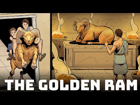 The Mythological Origin of the Sign of Aries - Phrixus, Helle and the Golden Ram - Greek Mythology