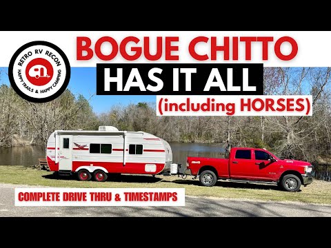 RV Camping at Bogue Chitto State Park in Franklinton, Louisiana