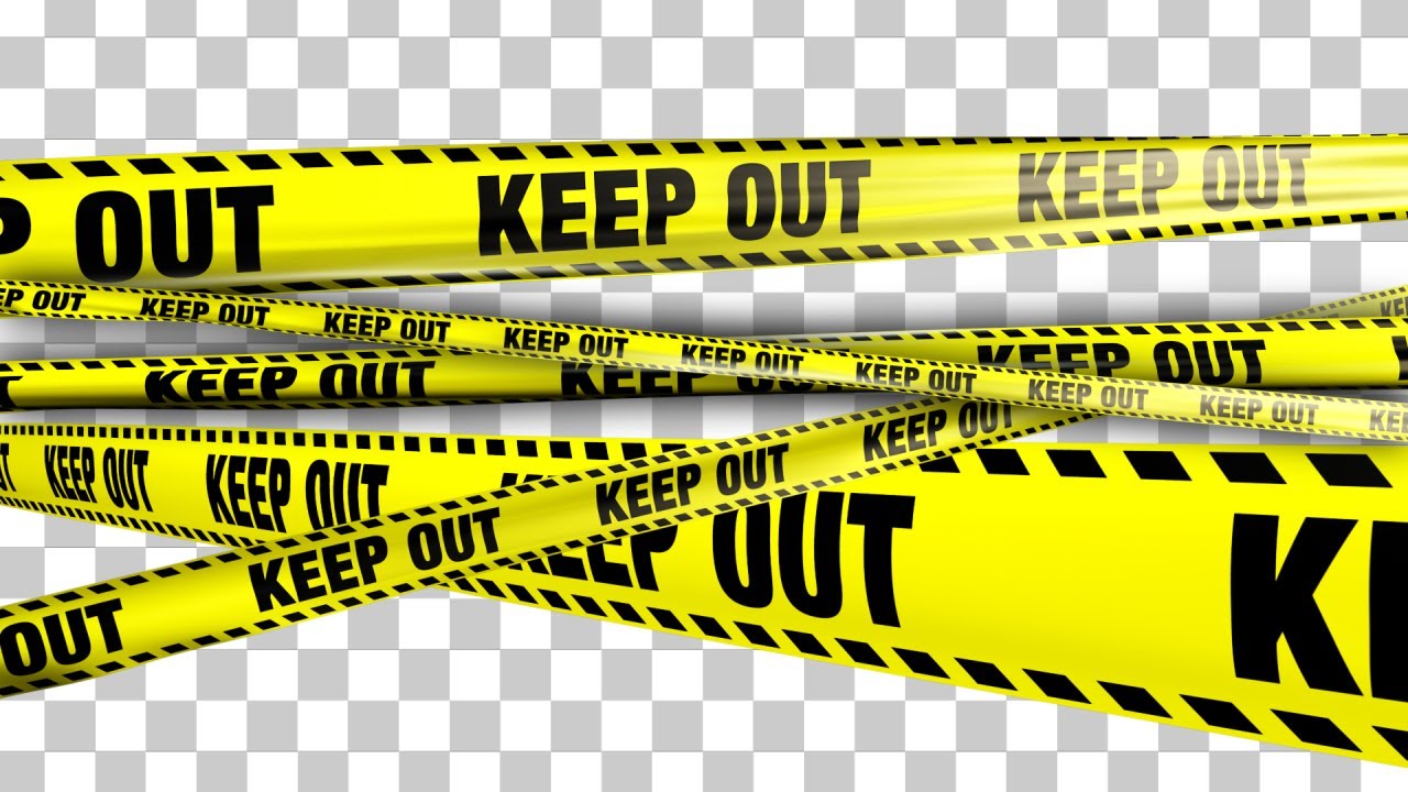 Yellow Keep Out Boundary Tape - 5 Videos