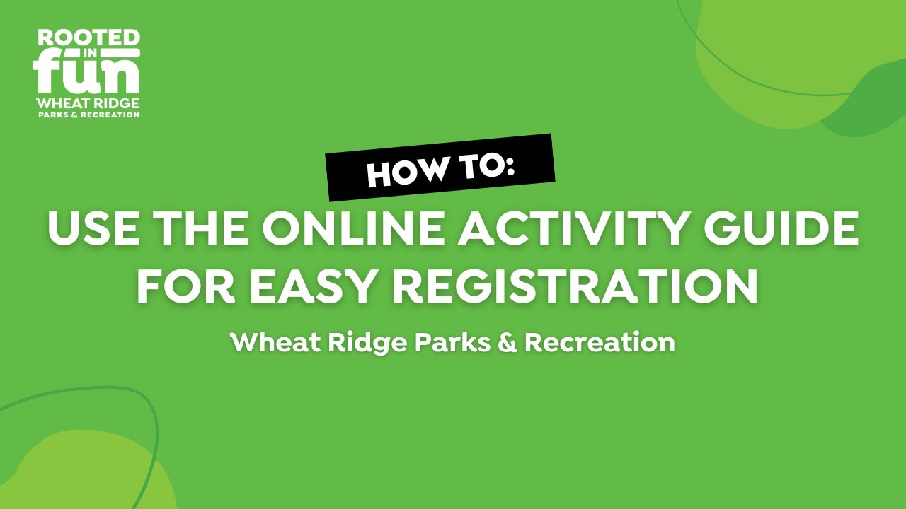 Online Activity Guide Tutorial Video