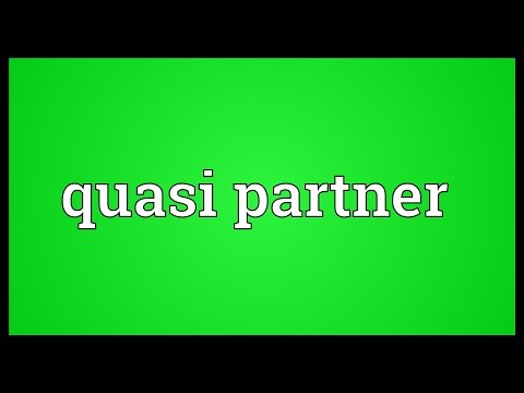 Quasi partner Meaning