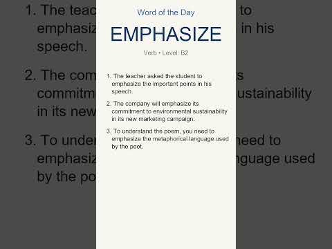 3 Easy Ways to Use Emphasize in Sentences!