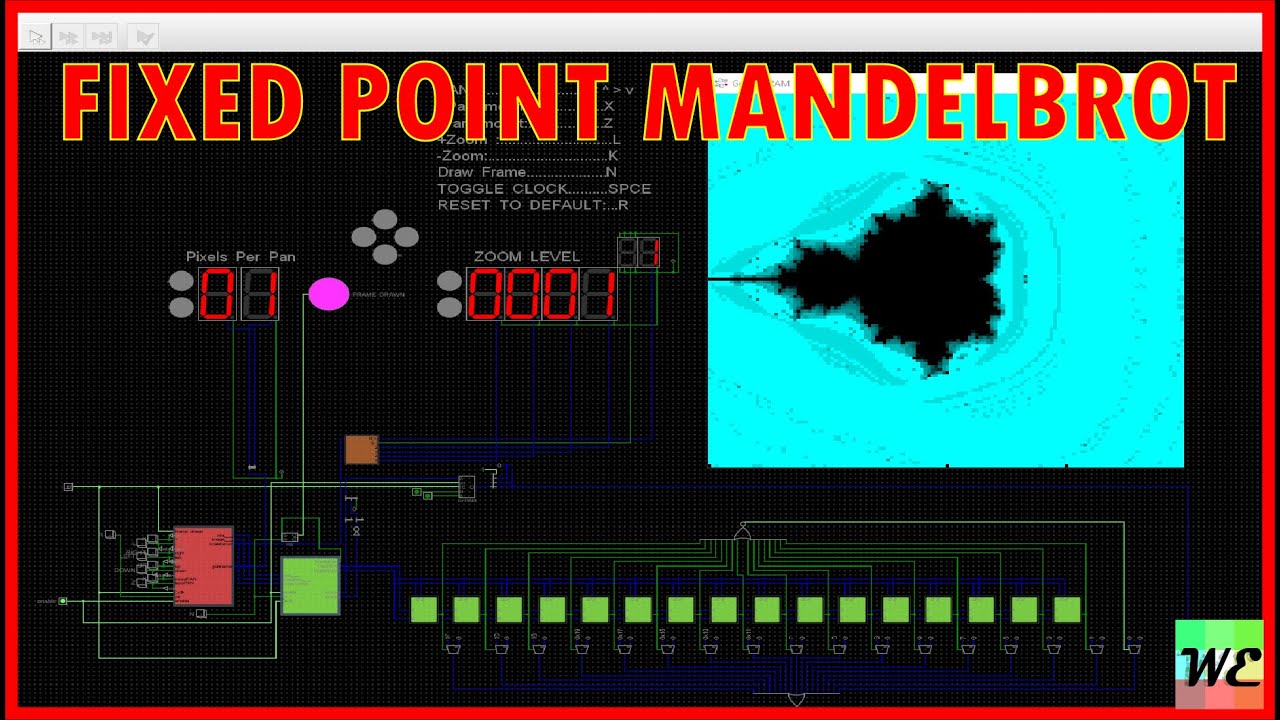 Exploring the Mandelbrot set using my custom ASIC.[github in description]
