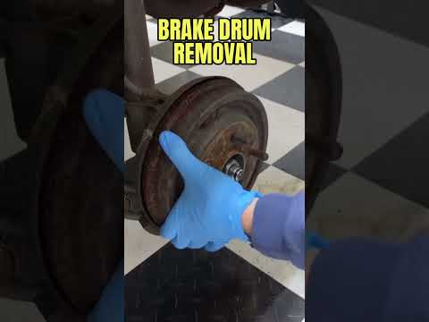 EASY WAY TO REMOVE A STUCK BRAKE DRUM. #shorts #youtubeshorts
