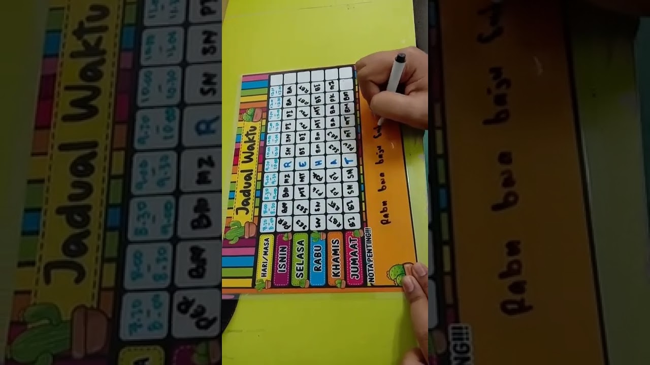 Jadual Waktu Sekolah