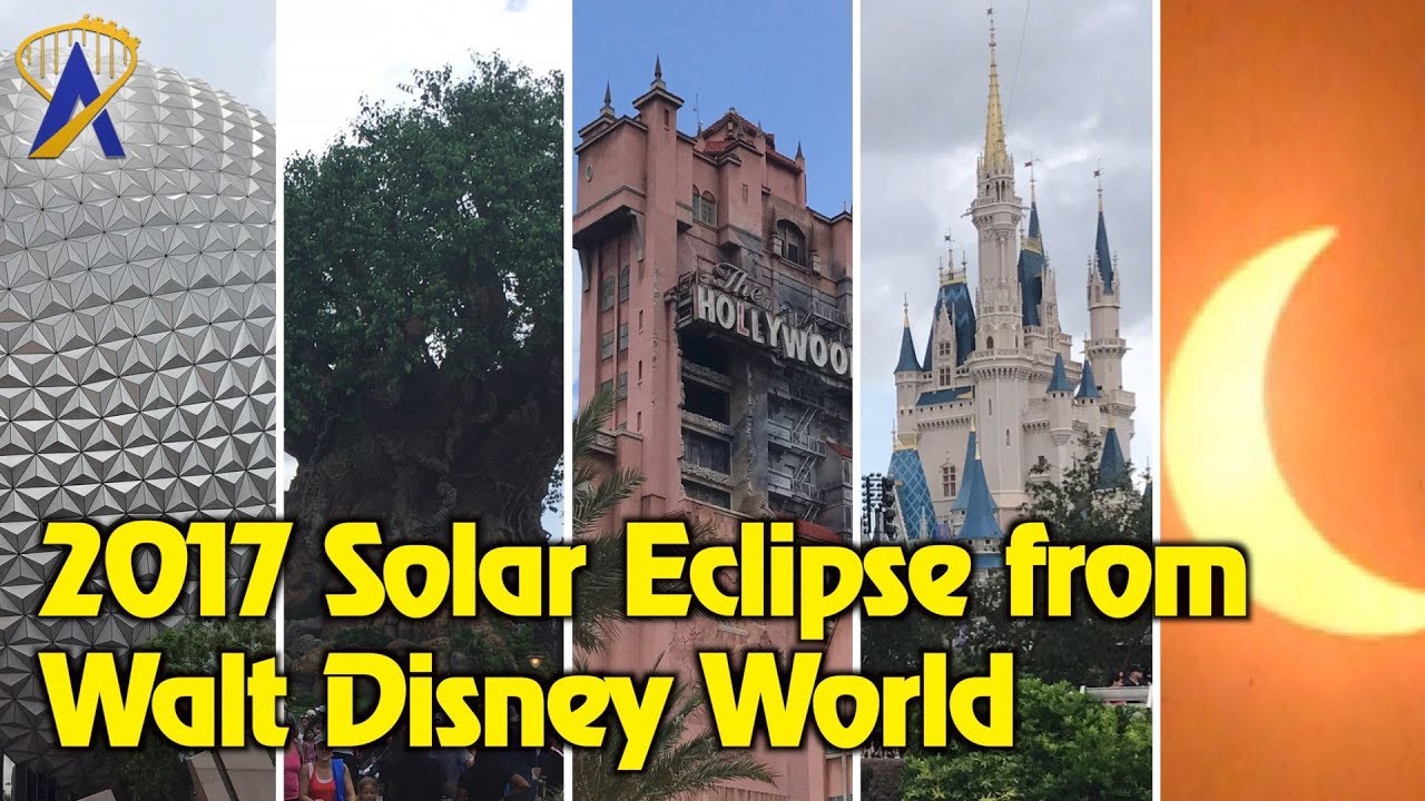 MyDisneyFix | Solar Eclipse Time-Lapse From All Four Walt Disney World ...
