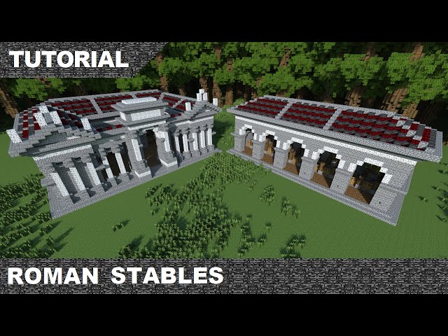 Minecraft Roman Stables +Tutorial Minecraft Map