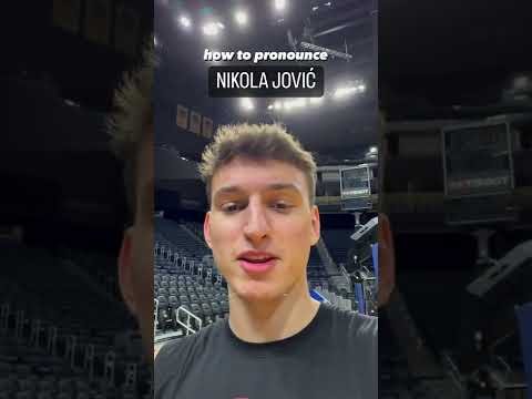 How to Pronounce ‘Nikola Jovic’😂