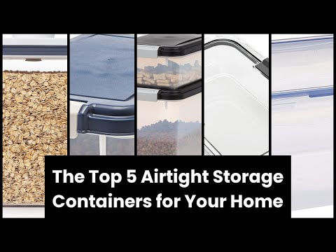 【AIRTIGHT STORAGE CONTAINER】The Top 5 Airtight Storage Containers for Your Home ✅