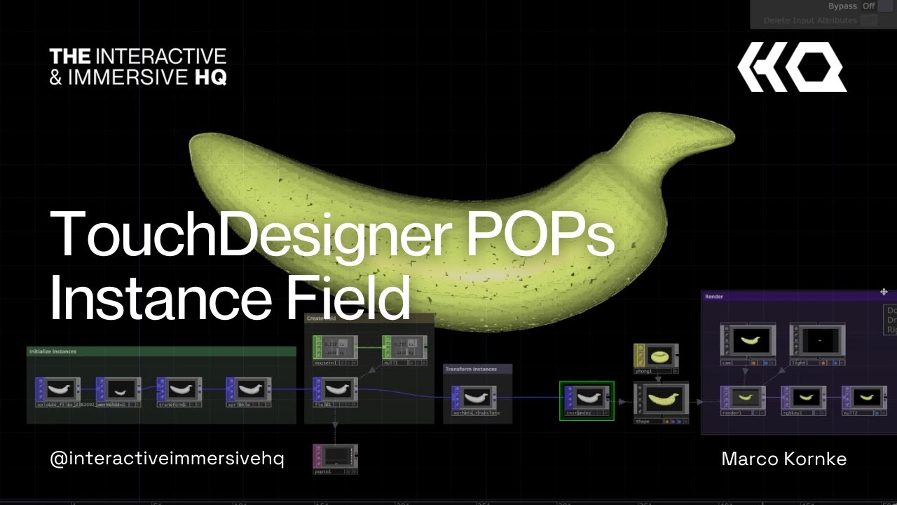 TouchDesigner POPs Instance Field - TouchDesigner Tutorial 202