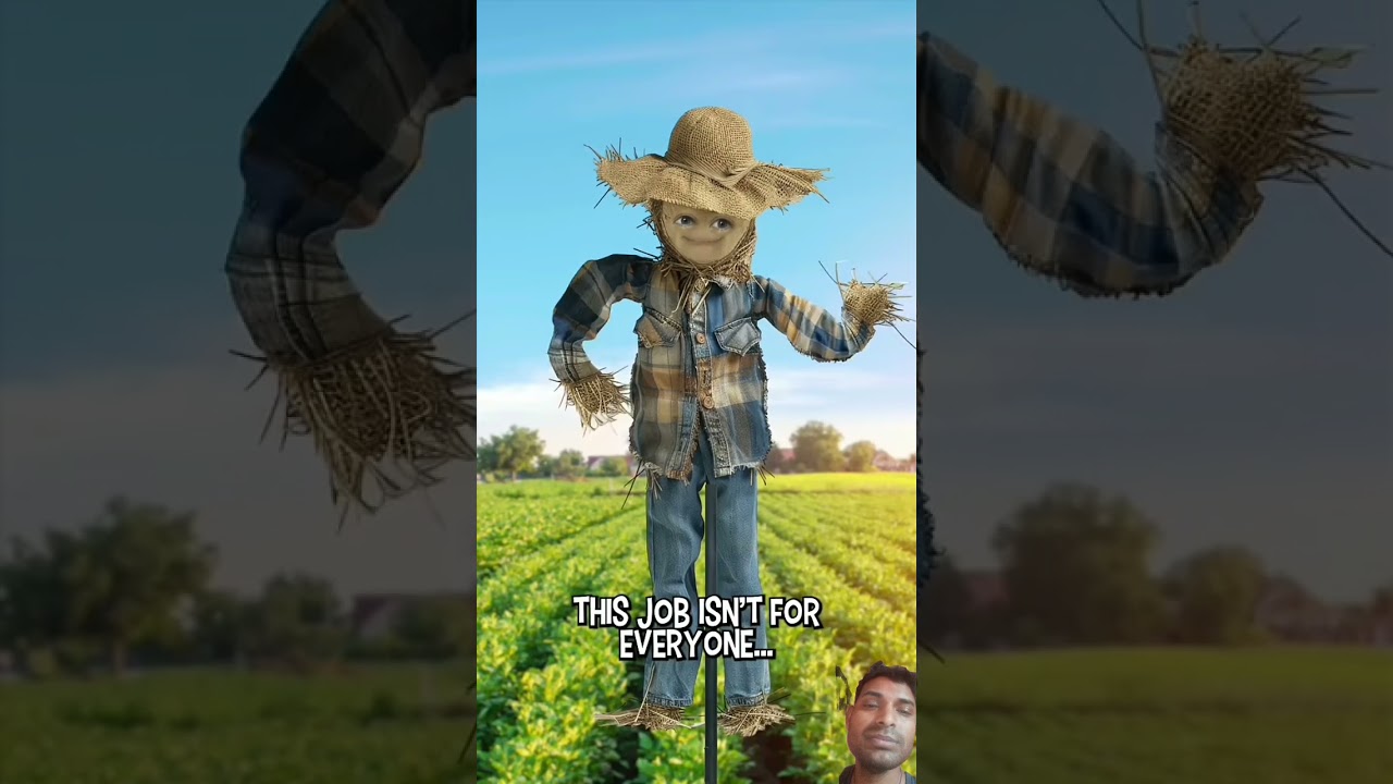 A Scarecrow That is outstanding in his field