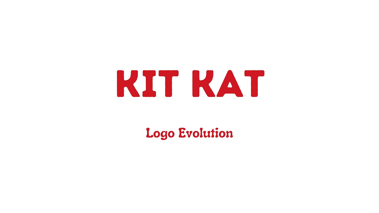 Logo History - Kit Kat Logo Evolution