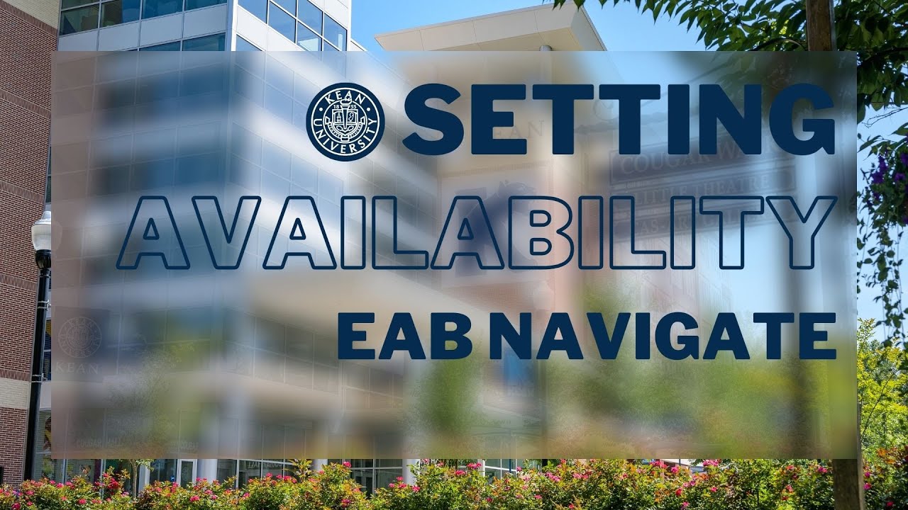 Navigate360  Setting Availability