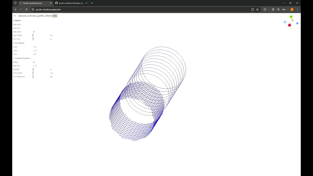 Gcode visualize showcase