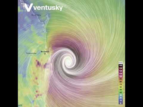 Latest Forecast Track for Cyclone Alfred