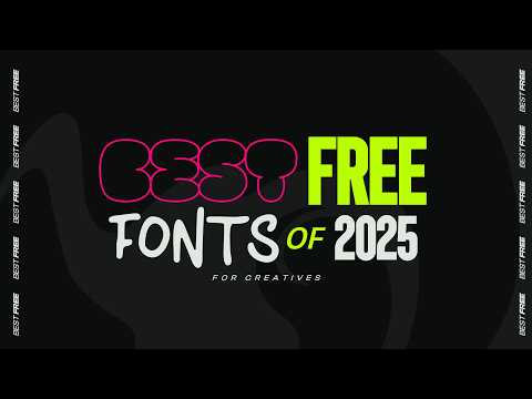 Best Free Fonts for Designers (2025)