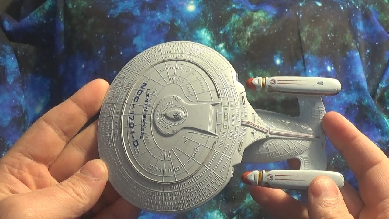 Star Trek 1987 Galoob die-cast Enterprise D