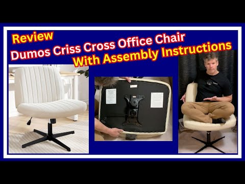 Dumos Criss Cross Wide Office Chair Review With Assembly Instructions
