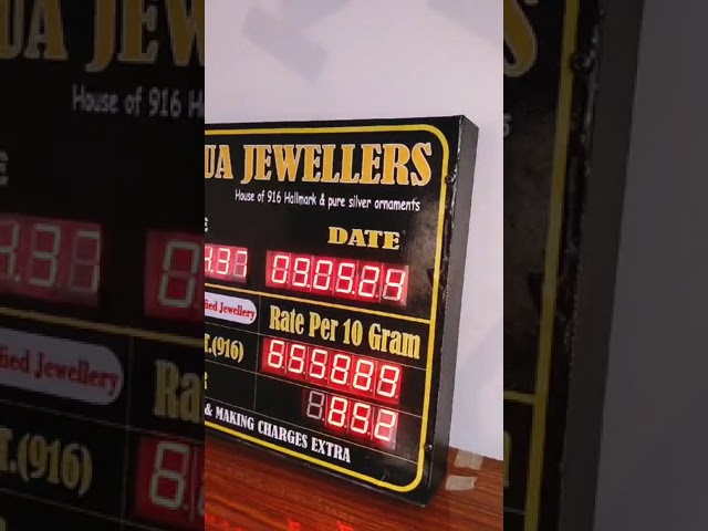 Led Display - Gold Rate Display Board Manufacturer from Barrackpore