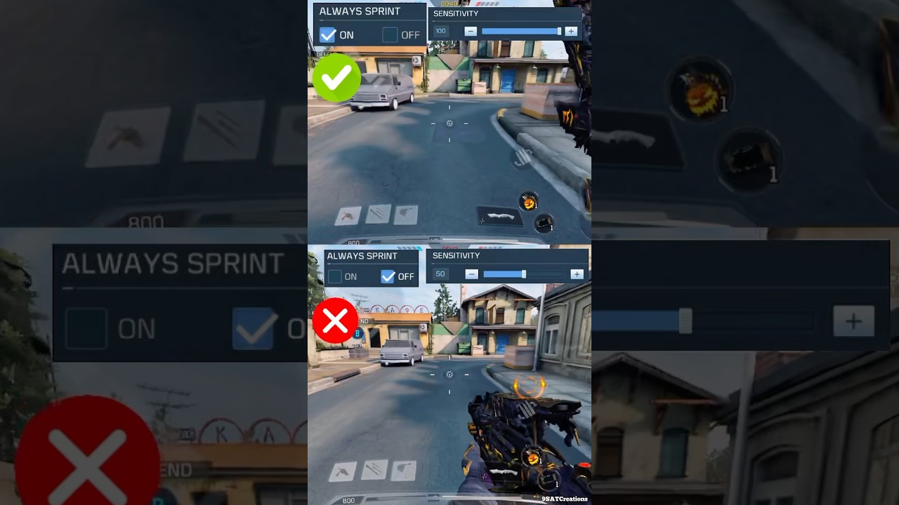 ✅Best Secret Fast Movement Setting in COD MOBILE #shorts #trending #codm