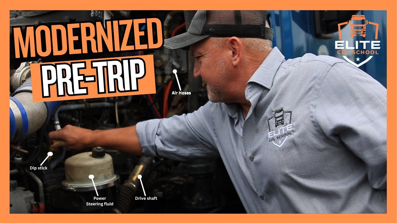 Modernized Class A CDL Pre-Trip Inspection