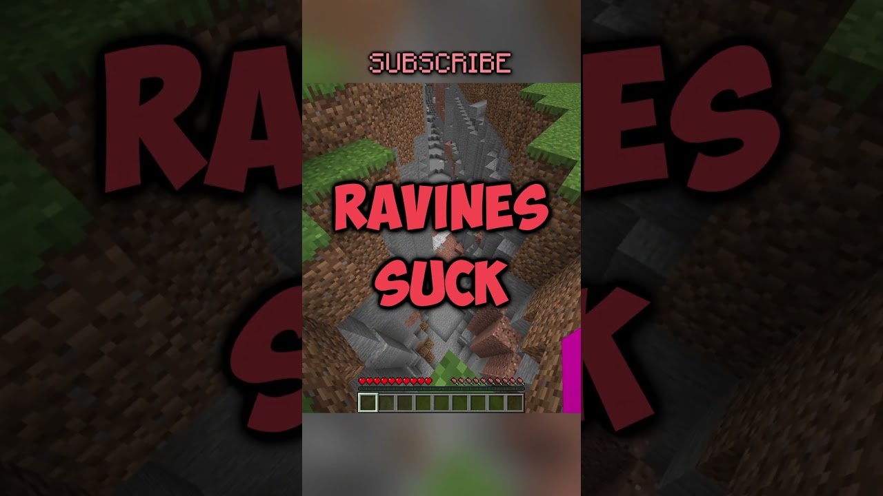 the downfall of ravines...