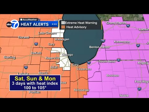 LIVE: Extreme Heat Warning for all of Cook County this weekend