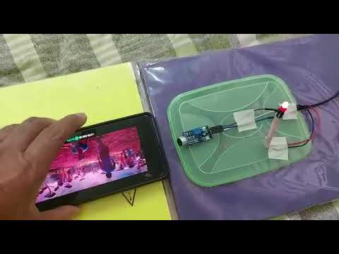 sound energy to electrical energy conversion model #schoolproject #scienceproject