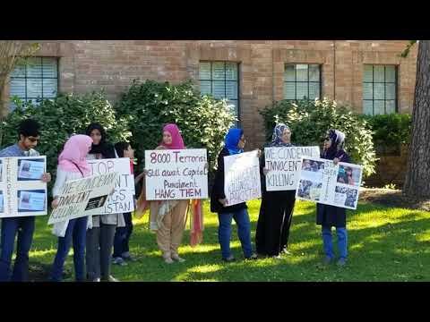 Protest Outside Pakistani Consulate For Hazara Shia Killings 2019 In Houston, Texas(16)