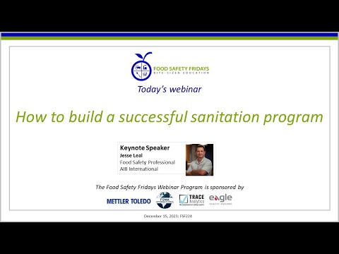How to build a successful sanitation program