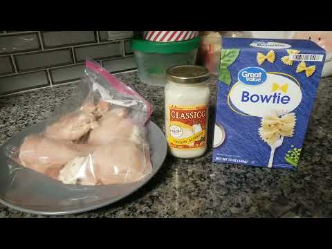 Cleaning up the bookshelf| Easy Chicken Alfredo recipe